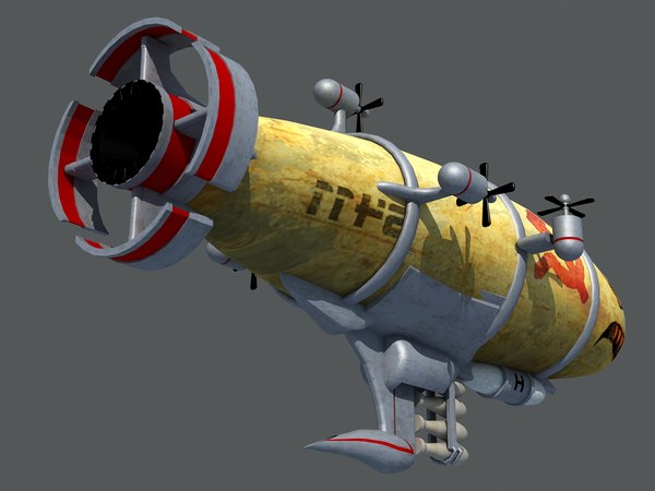レッドアラートキーロフ飛行船低ポリ3Dモデル - TurboSquid 1473674