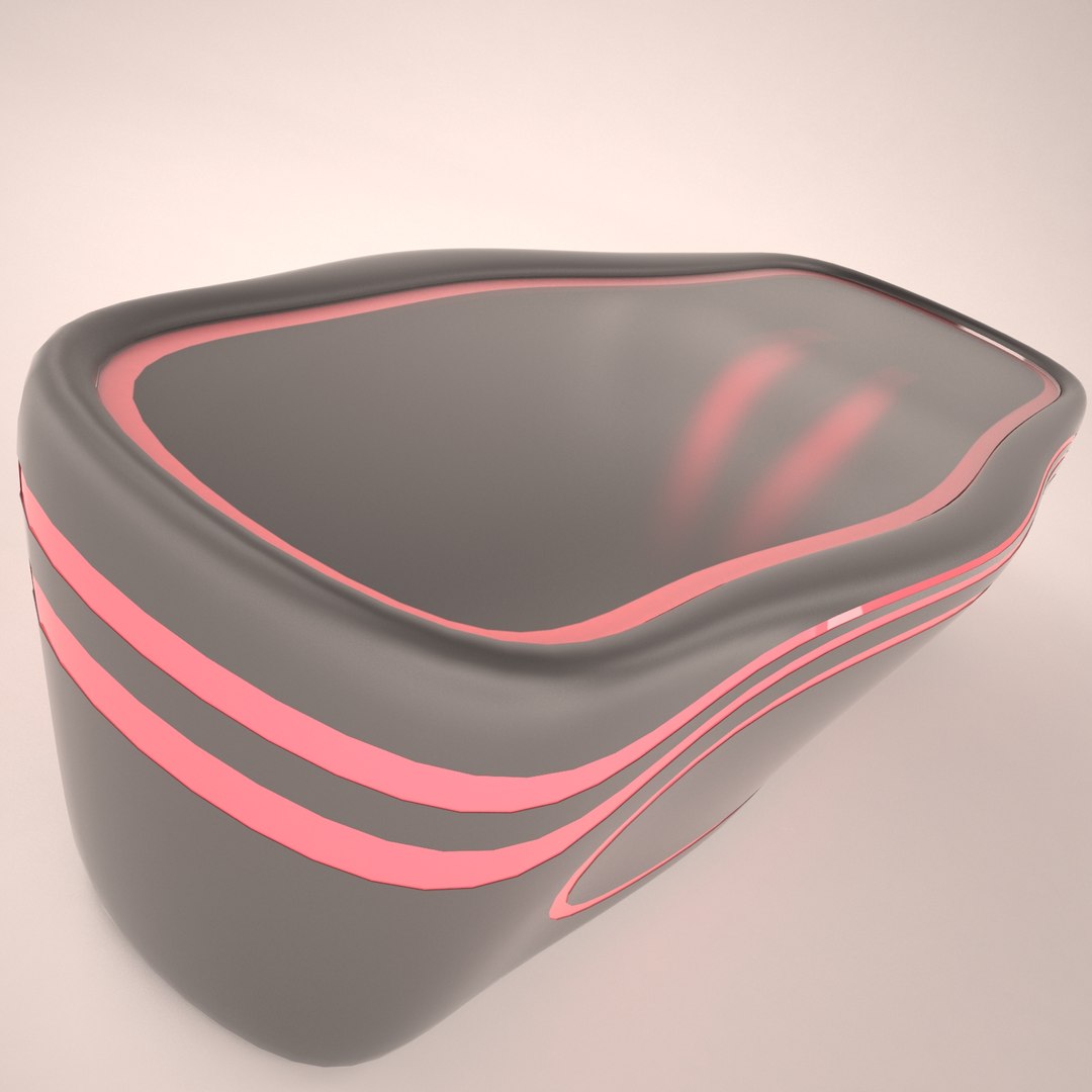 Organic Table 3D Model - TurboSquid 1154764