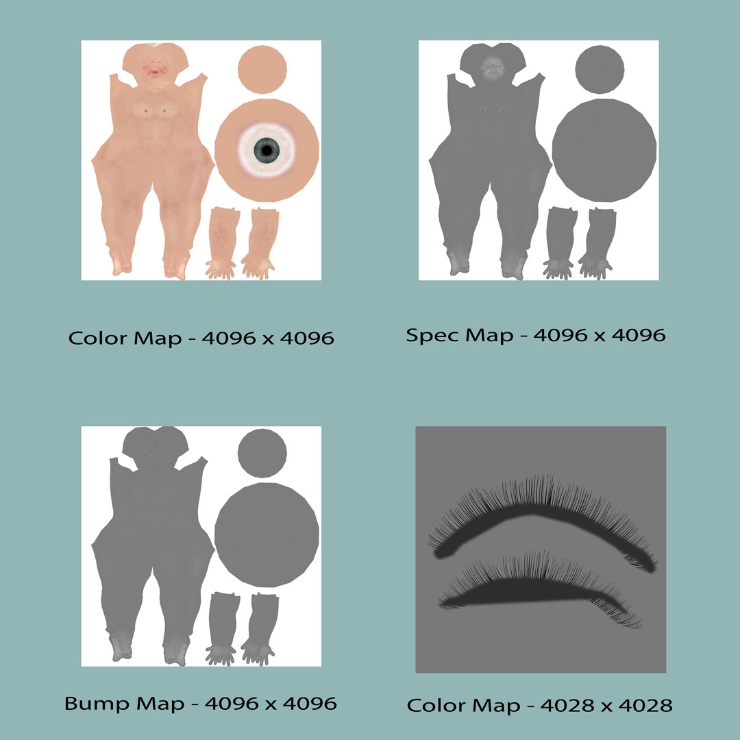 Female Pimples 3d Obj