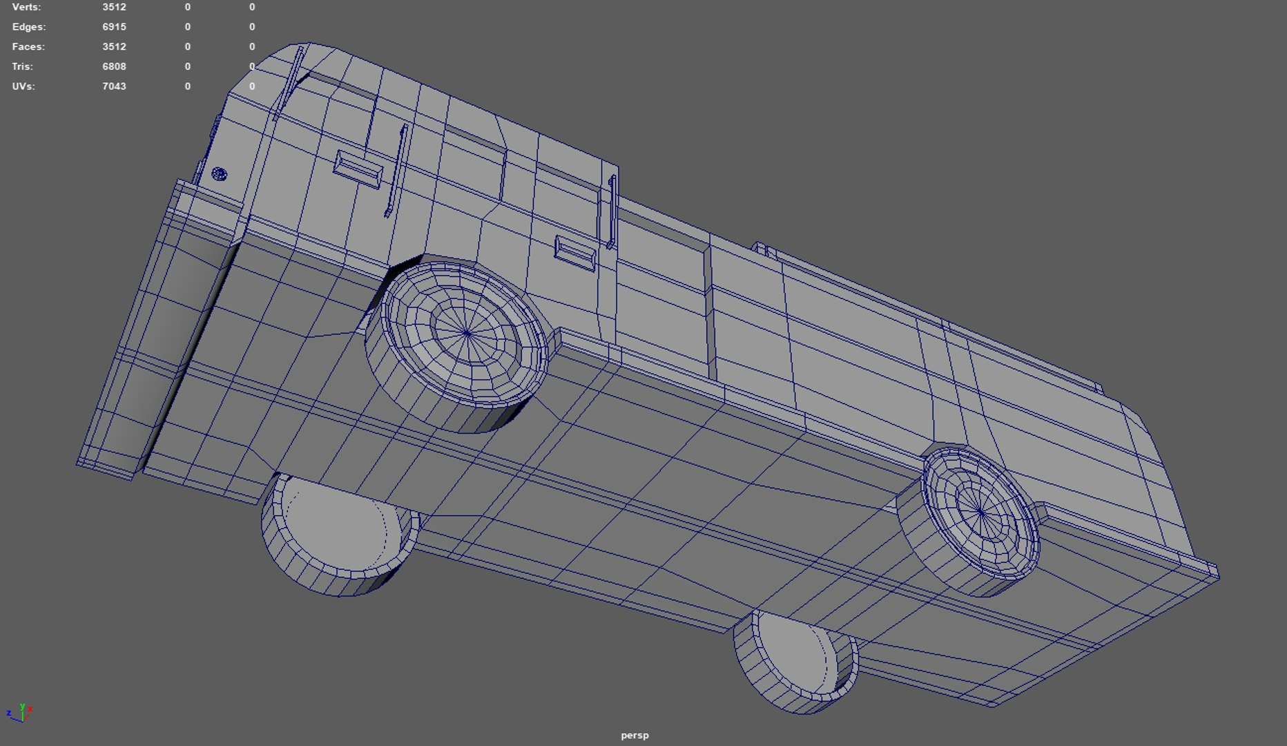 Low Poly Fire Truck 01 3D Model - TurboSquid 2179678