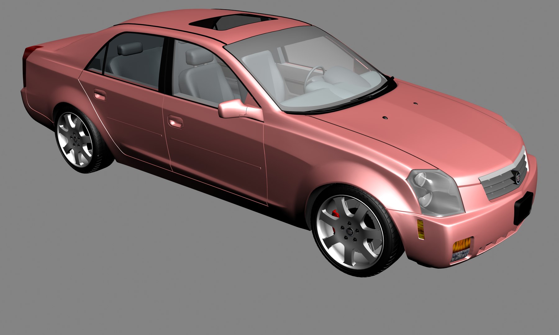 Cadillac Cts 3D Model - TurboSquid 1261035