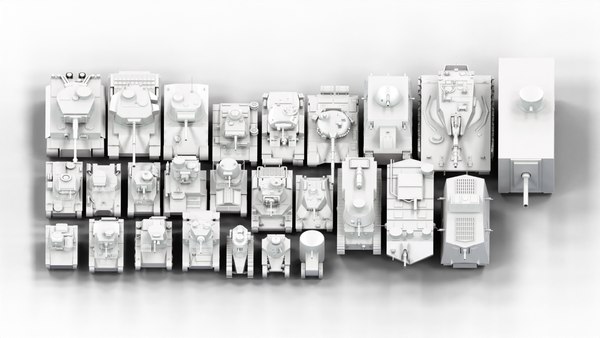 15 Tanks Base Mesh 3D model - TurboSquid 1854430