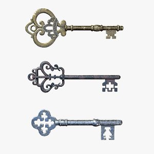 3d Old Key Model