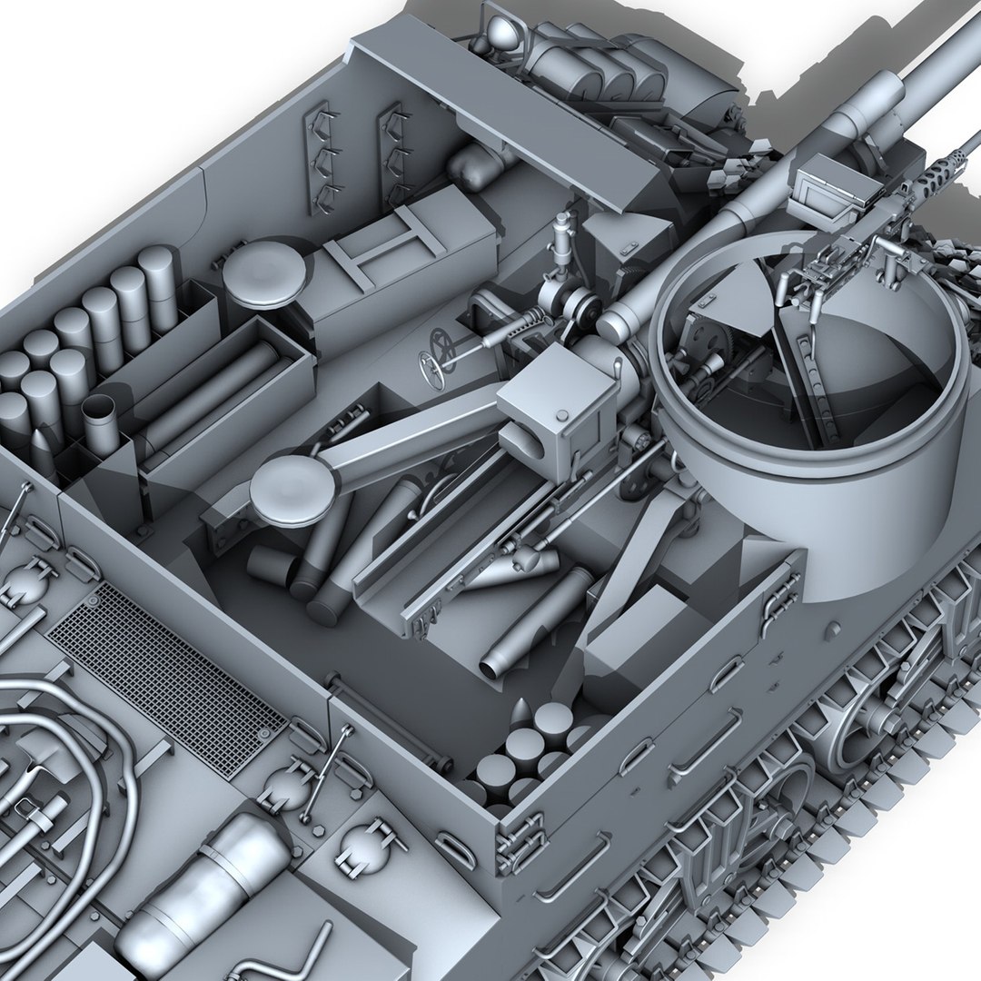M7 Priest - Howitzer 3d 3ds