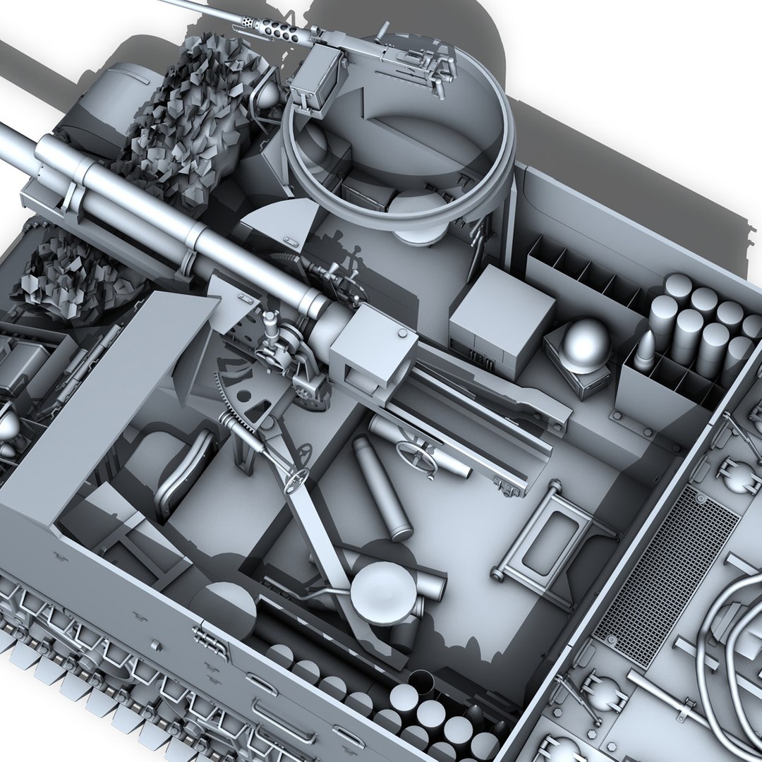 M7 Priest - Howitzer 3d 3ds