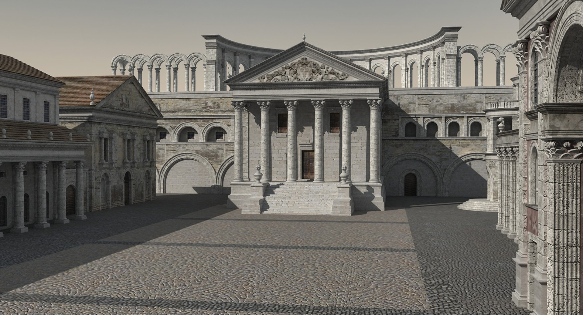 Ancient roman 3D model - TurboSquid 1339347