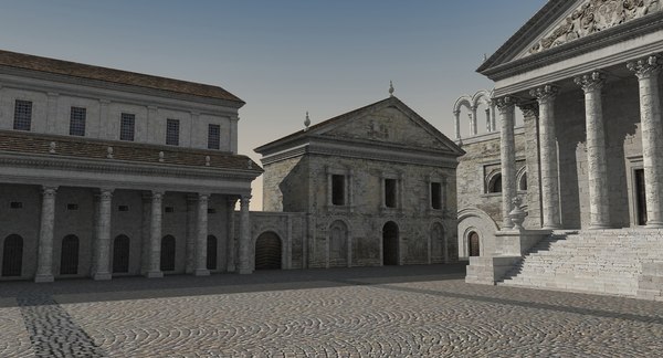 Ancient roman 3D model - TurboSquid 1339347
