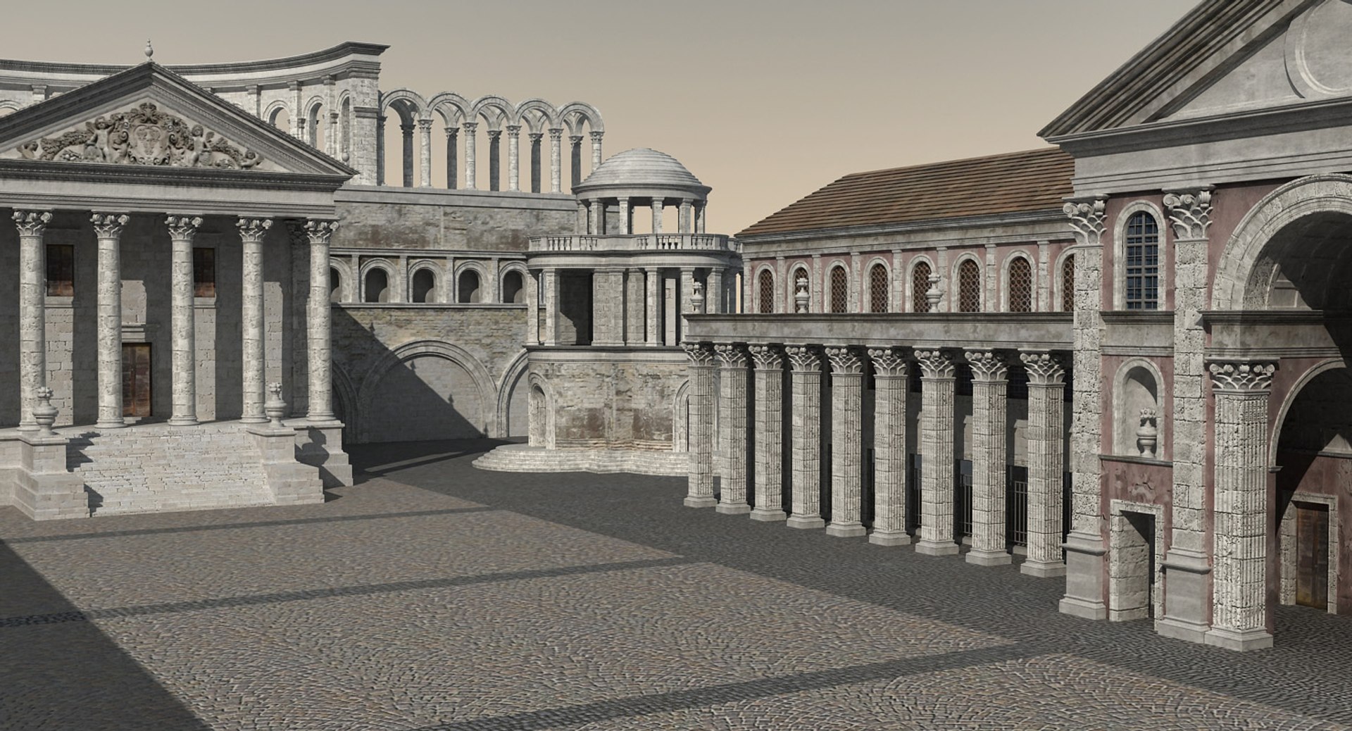 Ancient roman 3D model - TurboSquid 1339347