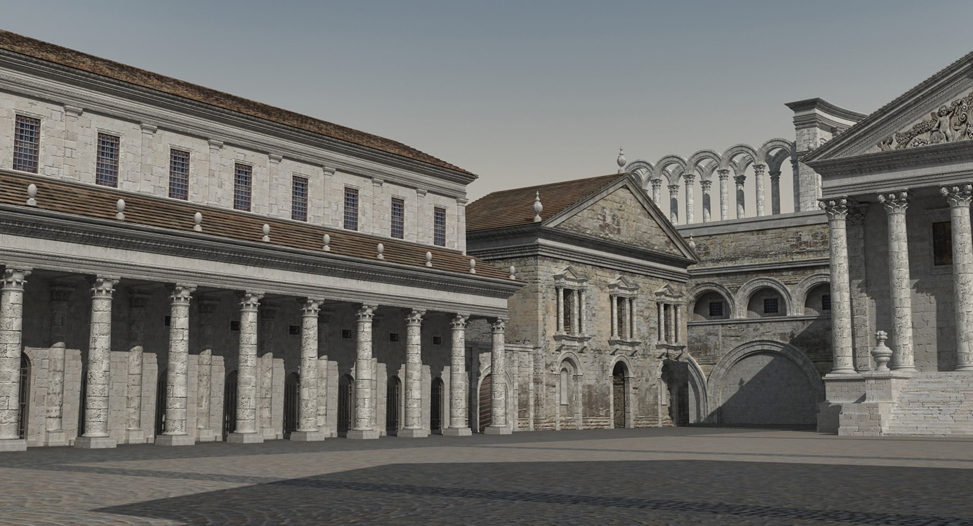 Ancient roman 3D model - TurboSquid 1339347