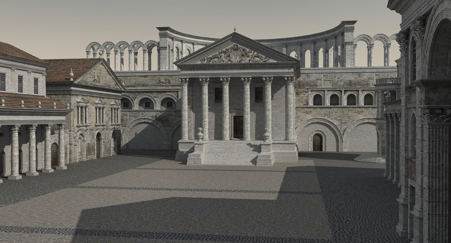 Ancient roman 3D model - TurboSquid 1339347