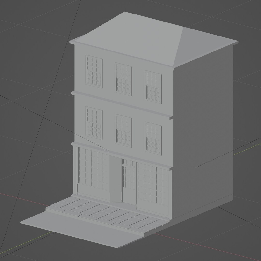 Building Cartoon 3D Model - TurboSquid 2416726