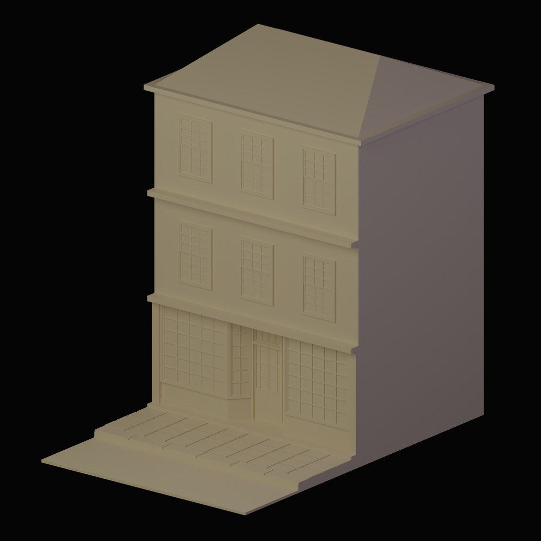 Building Cartoon 3D Model - TurboSquid 2416726