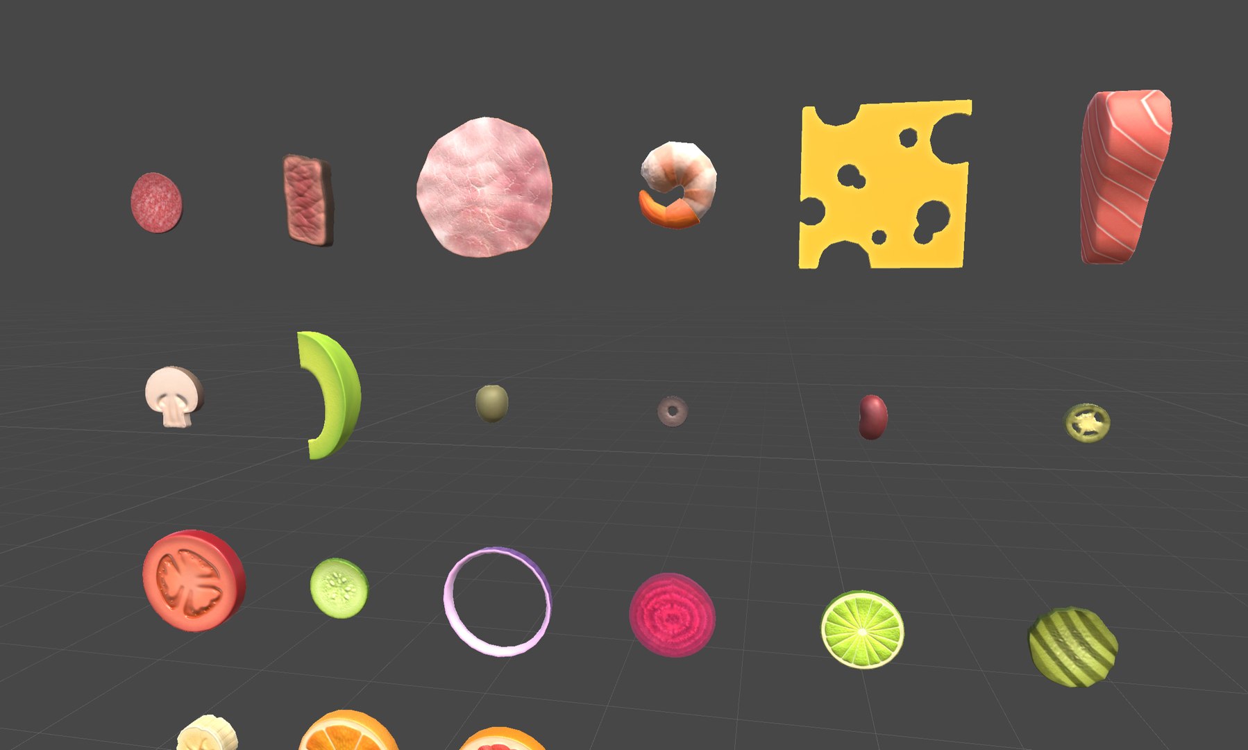 3D Low Poly Food Pack 4 - TurboSquid 1795879