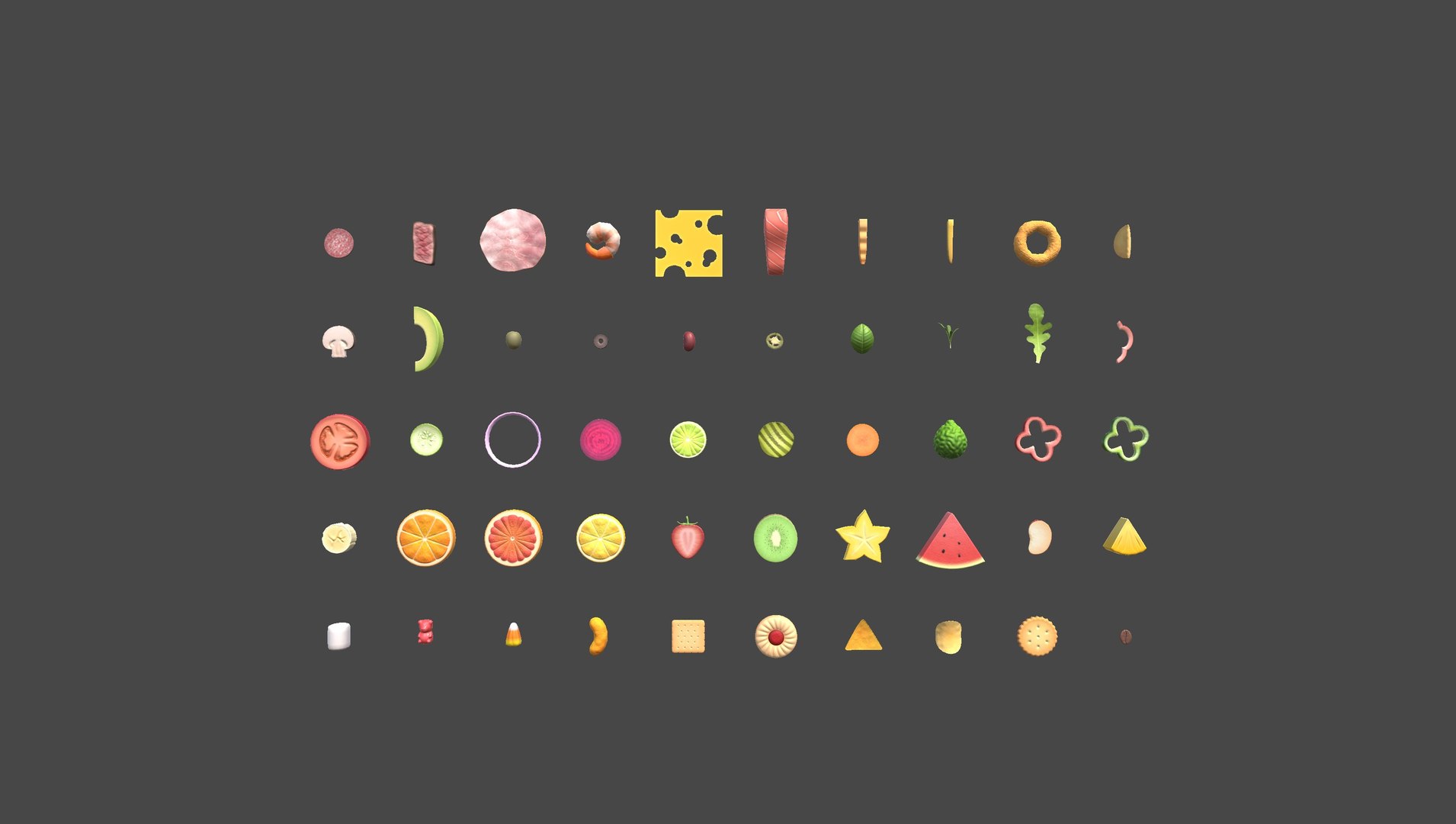 3D Low Poly Food Pack 4 - TurboSquid 1795879