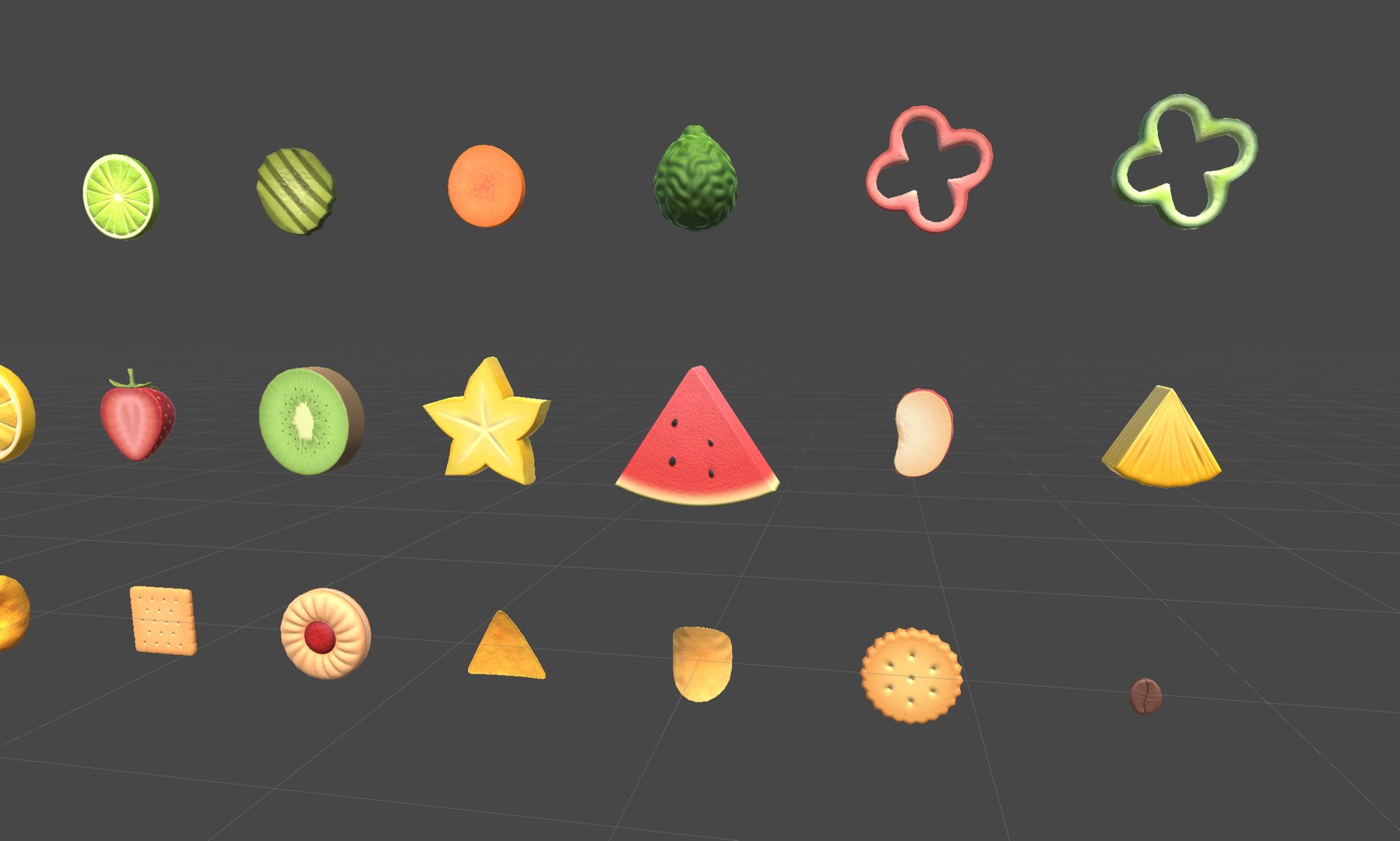 3D Low Poly Food Pack 4 - TurboSquid 1795879
