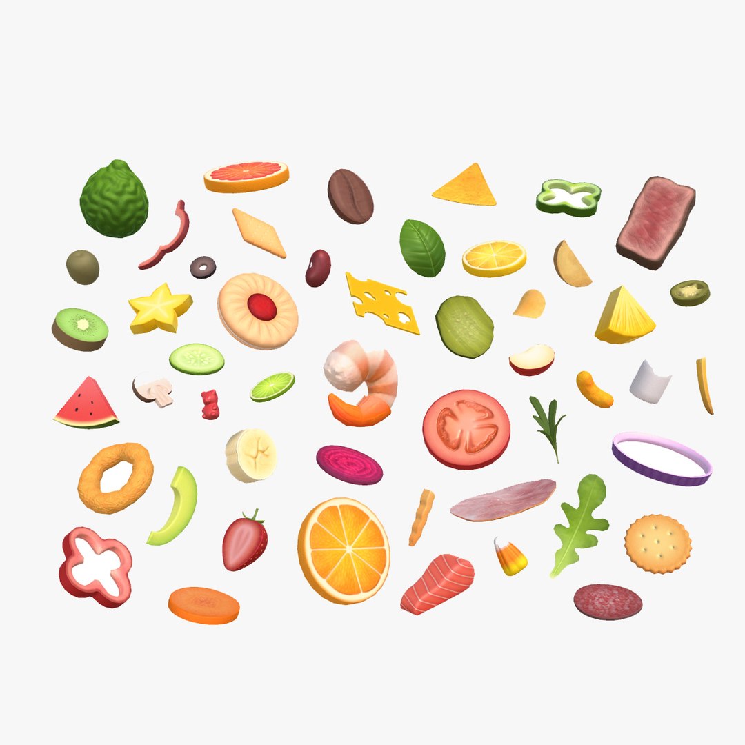 3D Low Poly Food Pack 4 - TurboSquid 1795879