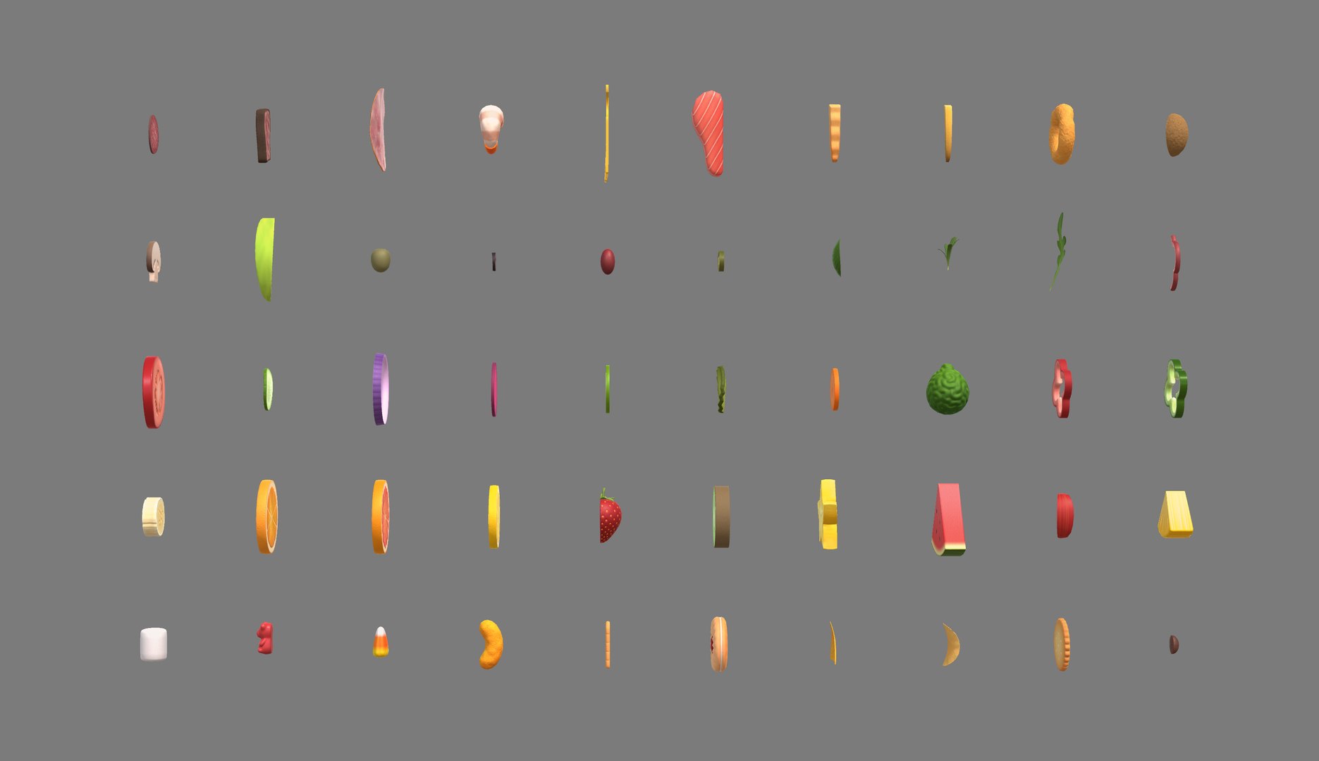 3D Low Poly Food Pack 4 - TurboSquid 1795879