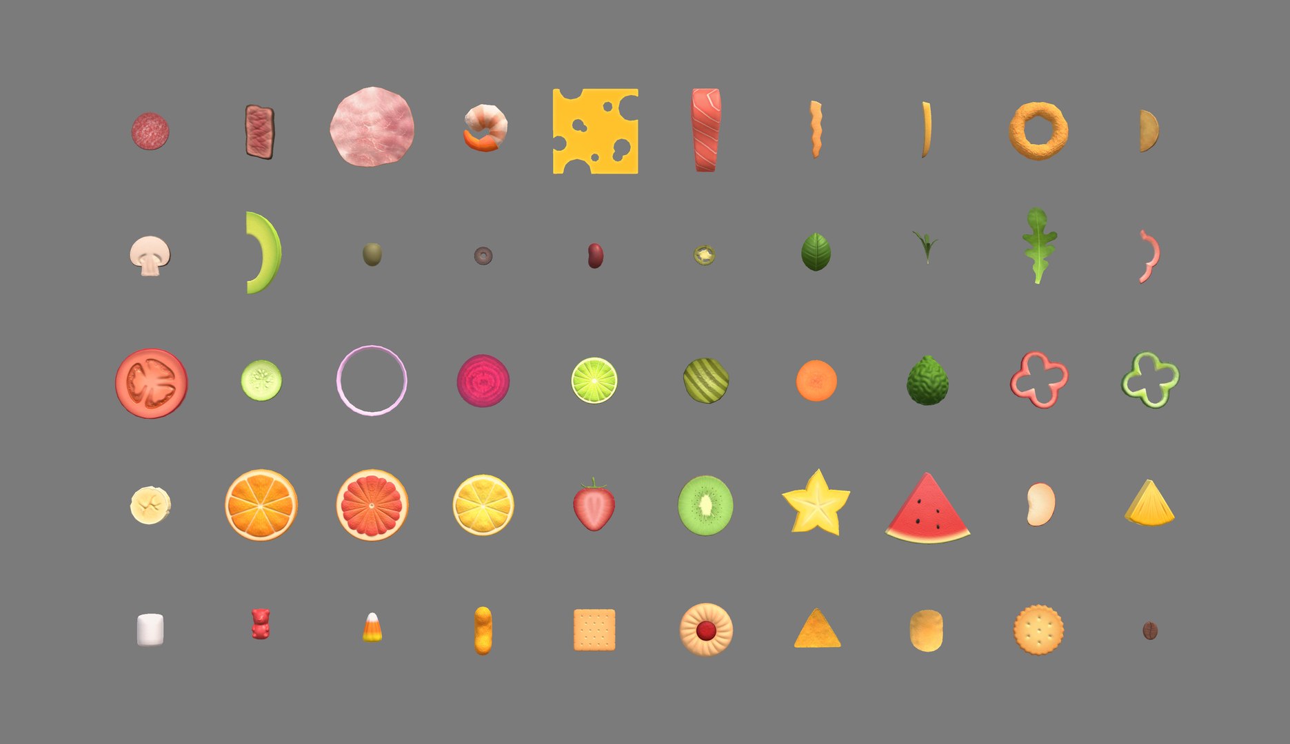 3D Low Poly Food Pack 4 - TurboSquid 1795879