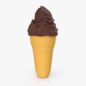 Download 3D Ice Cream Cone STL Models - TurboSquid