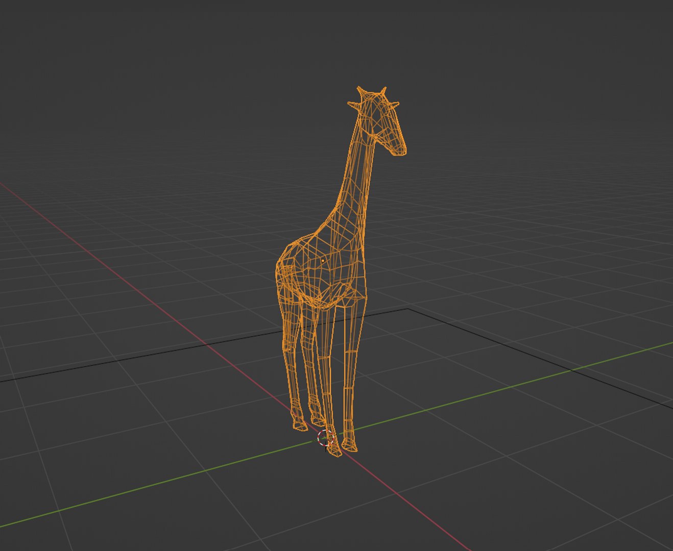 Low Poly Giraffe 3D Model - TurboSquid 1989907