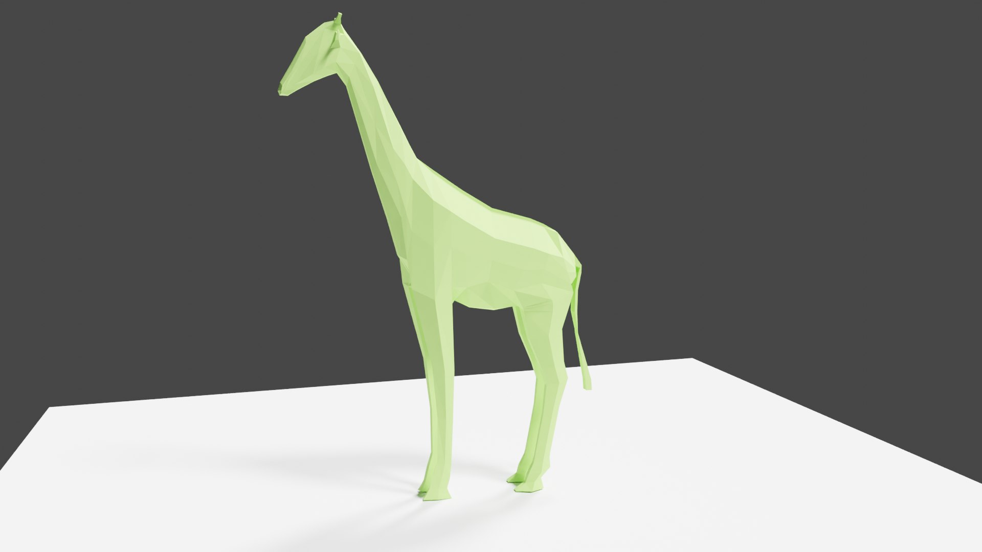 Low Poly Giraffe 3D Model - TurboSquid 1989907