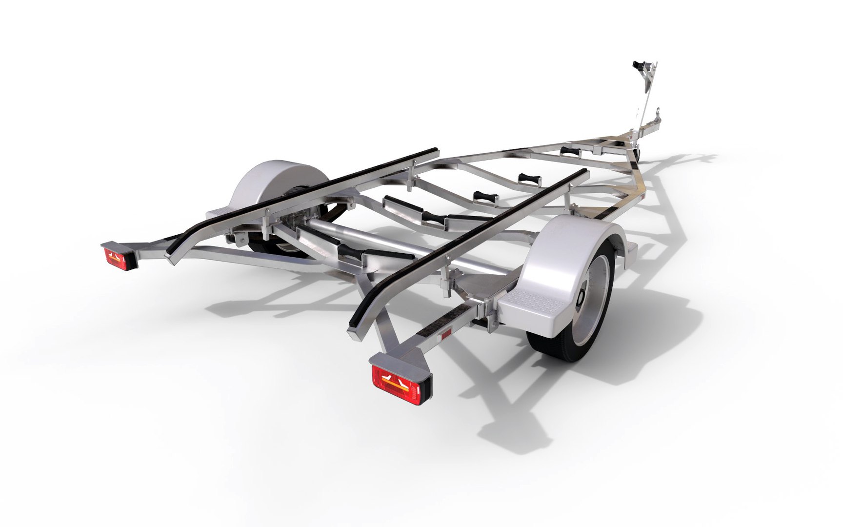 Boat Trailer 3D Model - TurboSquid 2209905
