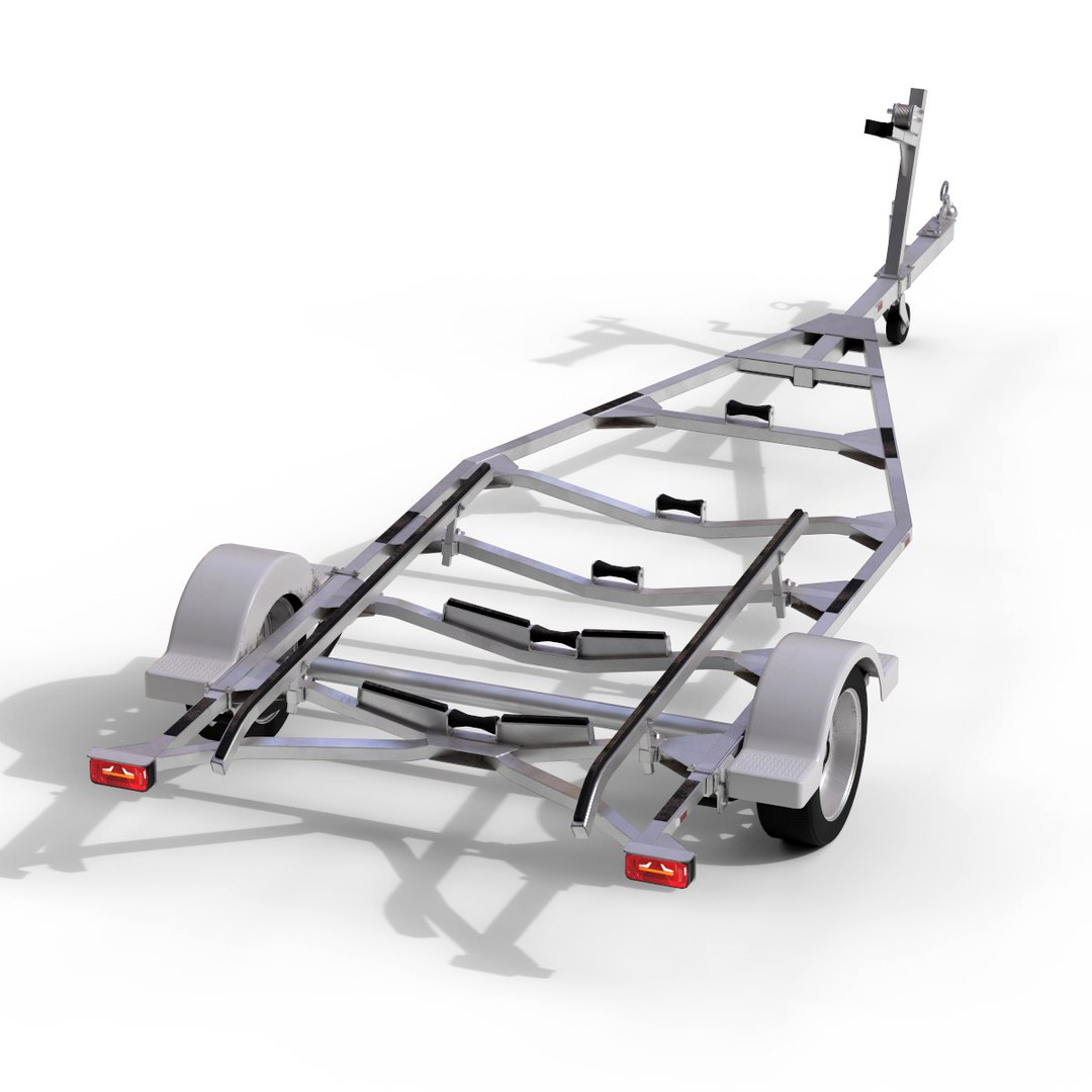 Boat Trailer 3D Model - TurboSquid 2209905