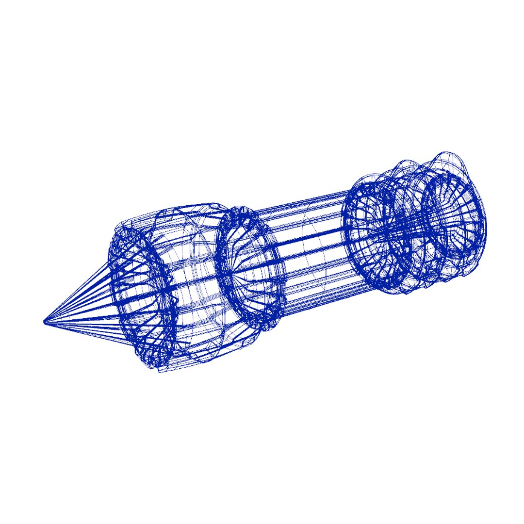 3ds Max Missile Rocket