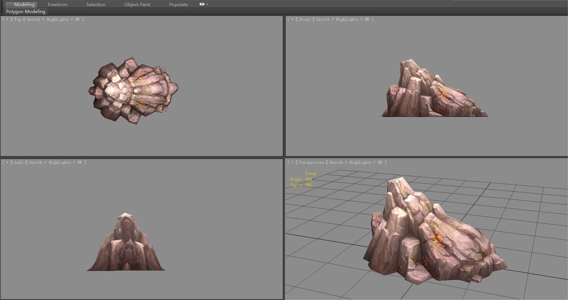 3D Deciduous Boulders - Rock - Stone Model - TurboSquid 2259757