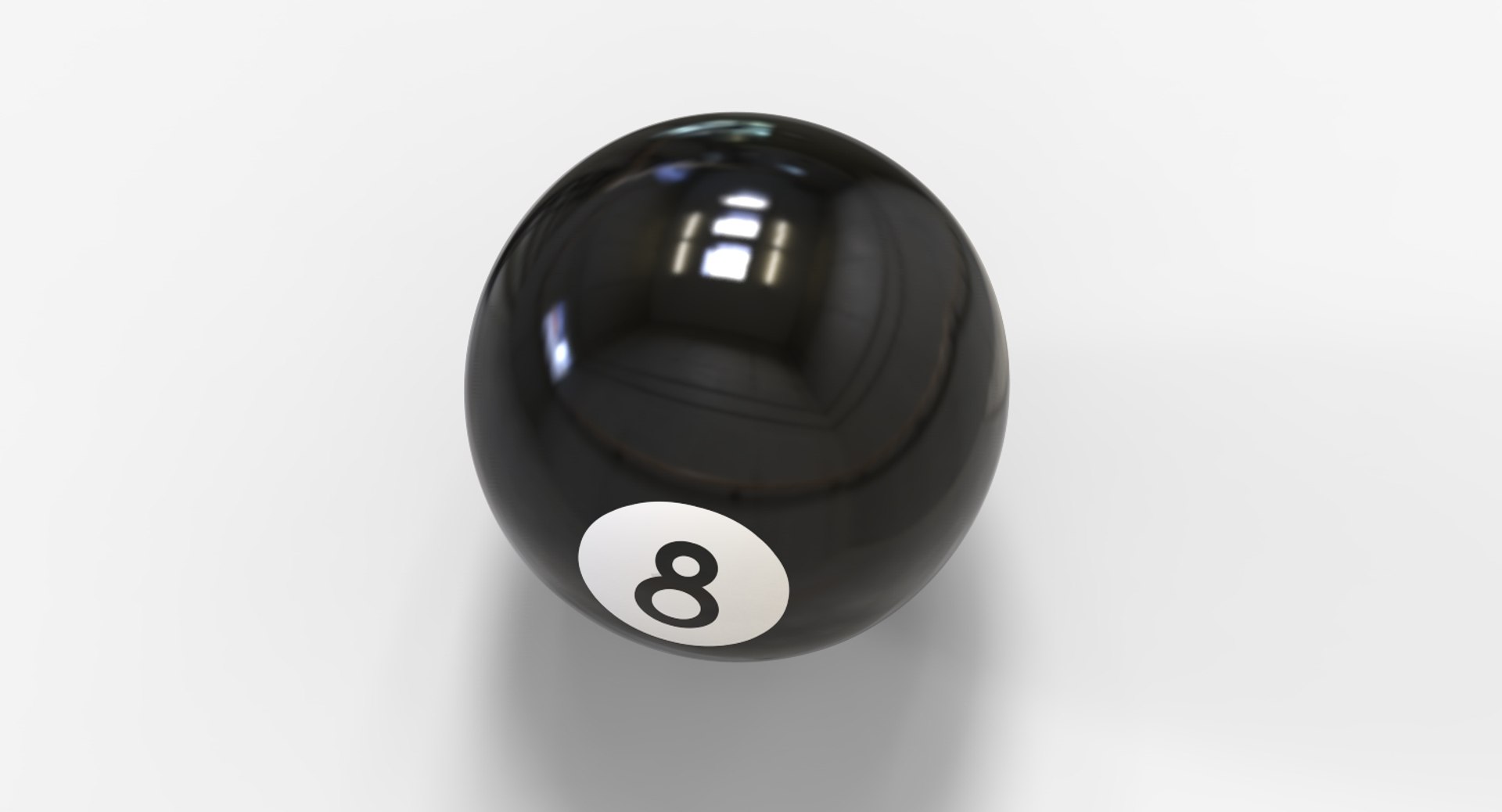 3D Model Black Billard 8-ball - TurboSquid 1327849