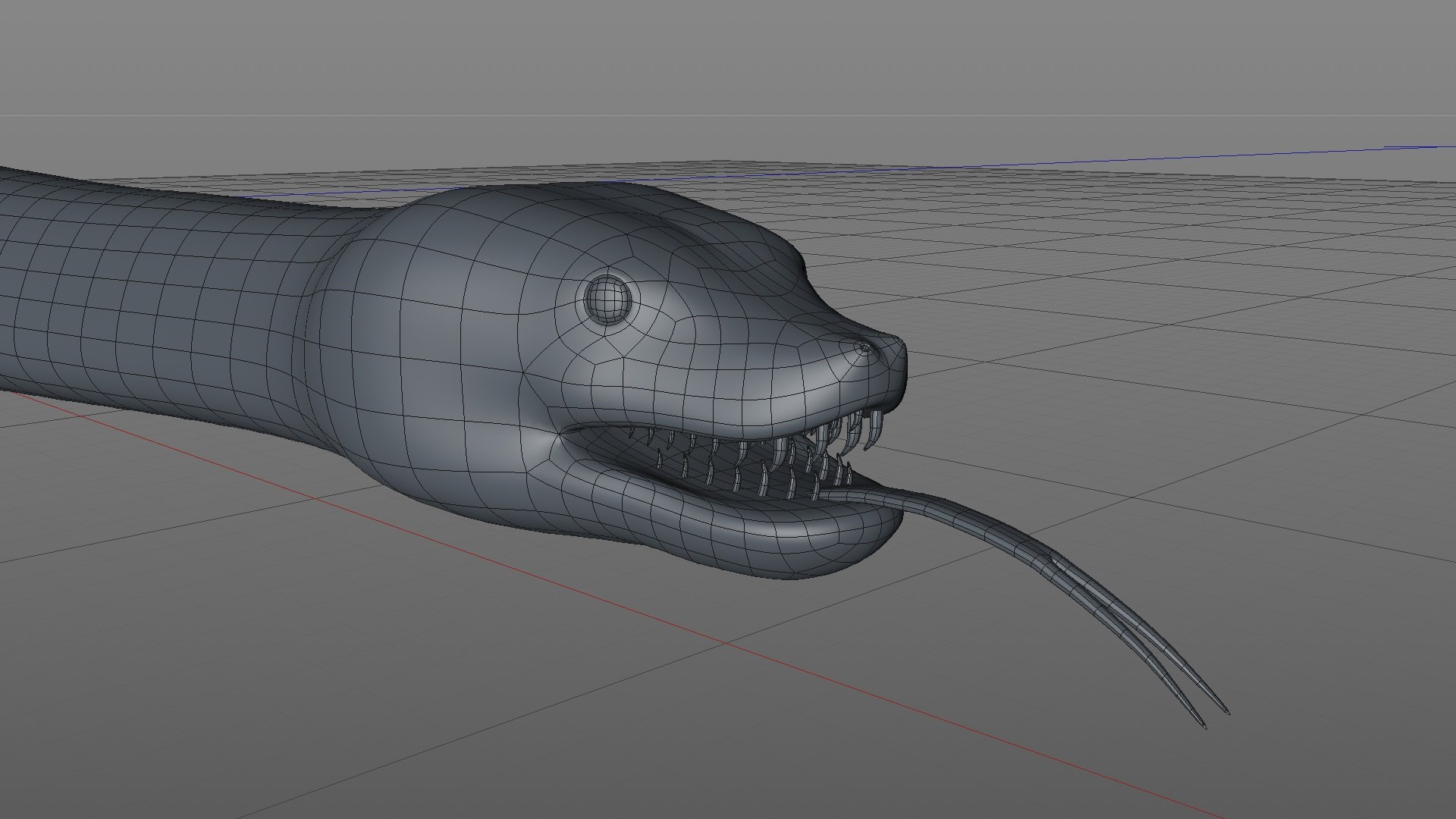 Snake Rigged And Animated 3D Model - TurboSquid 1954053