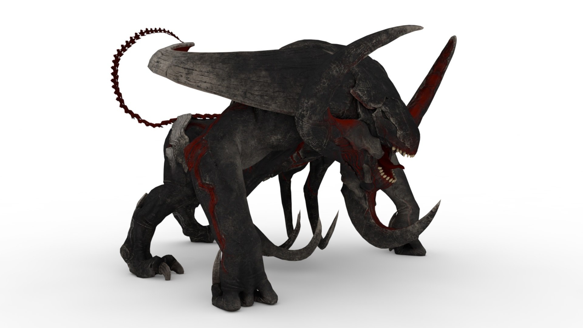 3D Typhon Monster Rigged And Animated Model - TurboSquid 2378933