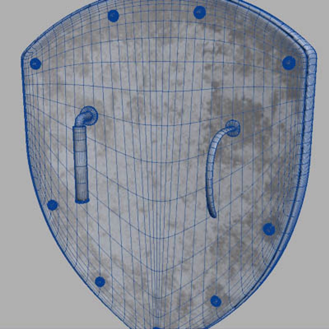 Medieval Shield 3d Model