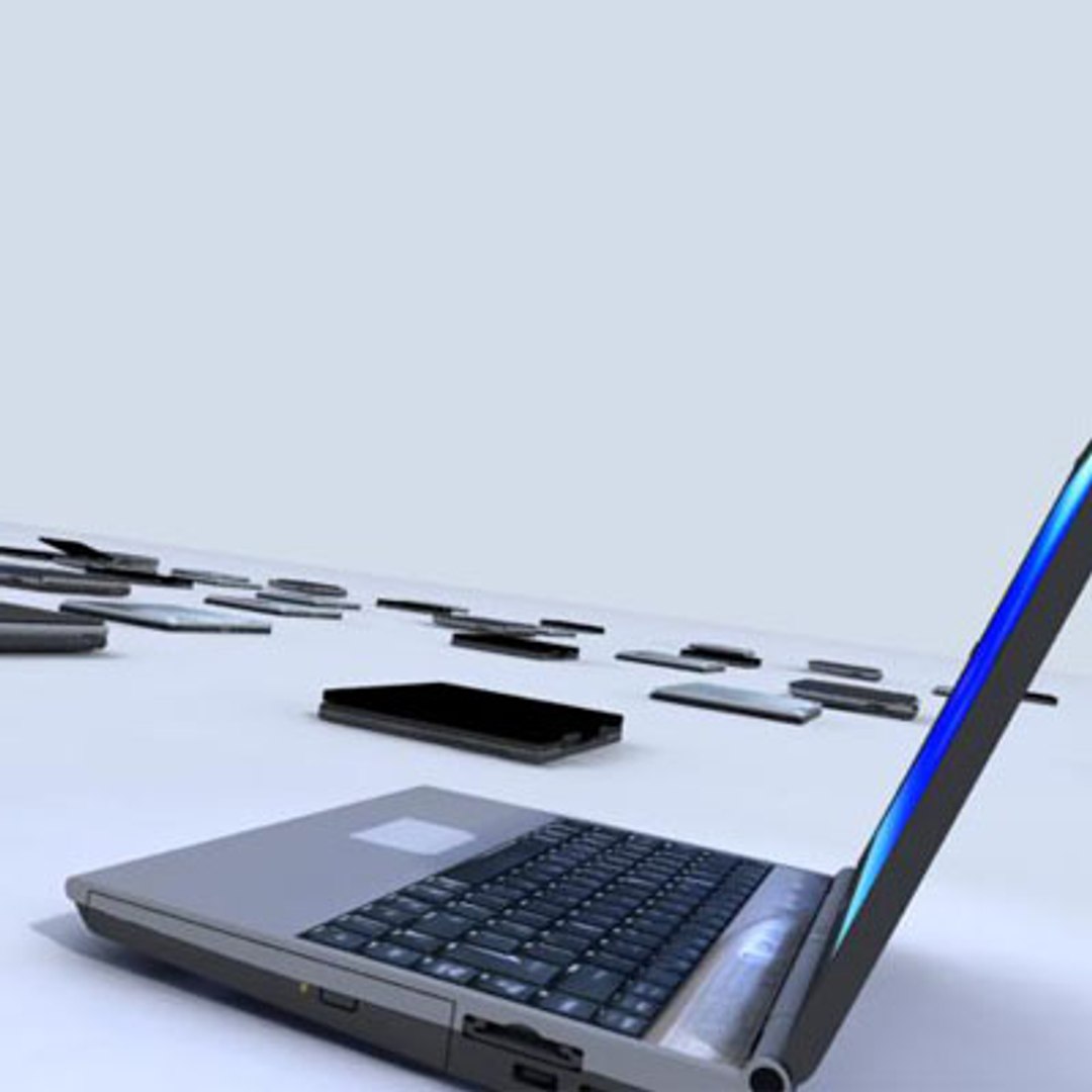 laptops commercials 3d max