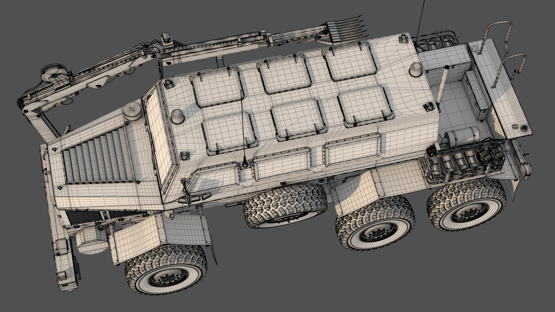 Buffalo MRAP UVW Only 3D Model - TurboSquid 2524146