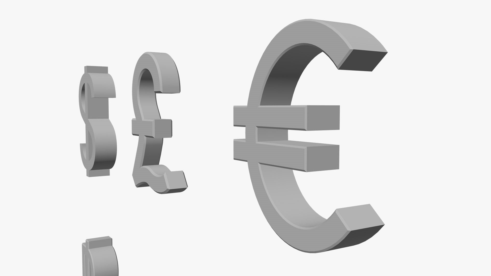 Money Icon Pack 3D Model - TurboSquid 2073971