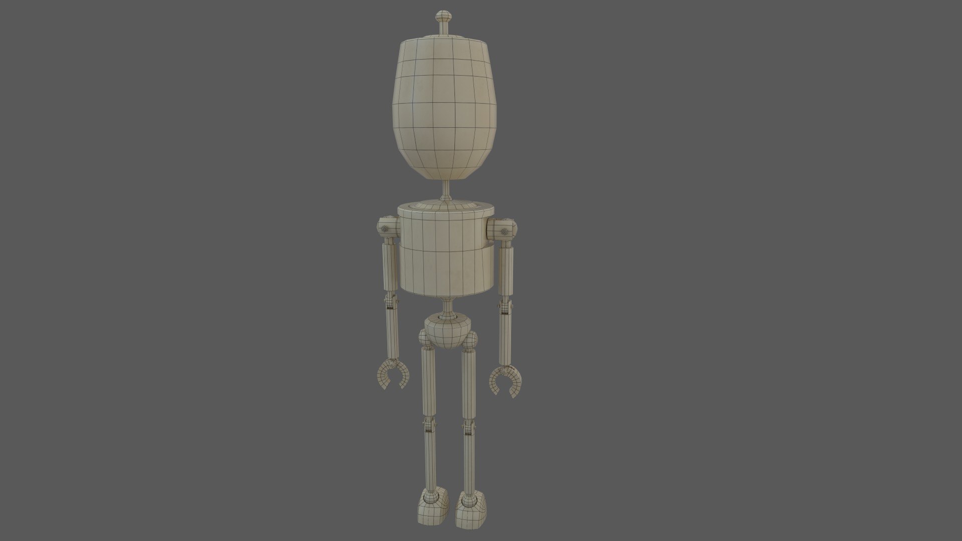 3D wood man model - TurboSquid 1683887