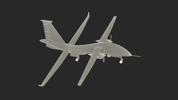 modelo 3d Yabhon United 40-UAV Color Gris Aparejado - TurboSquid 2152670