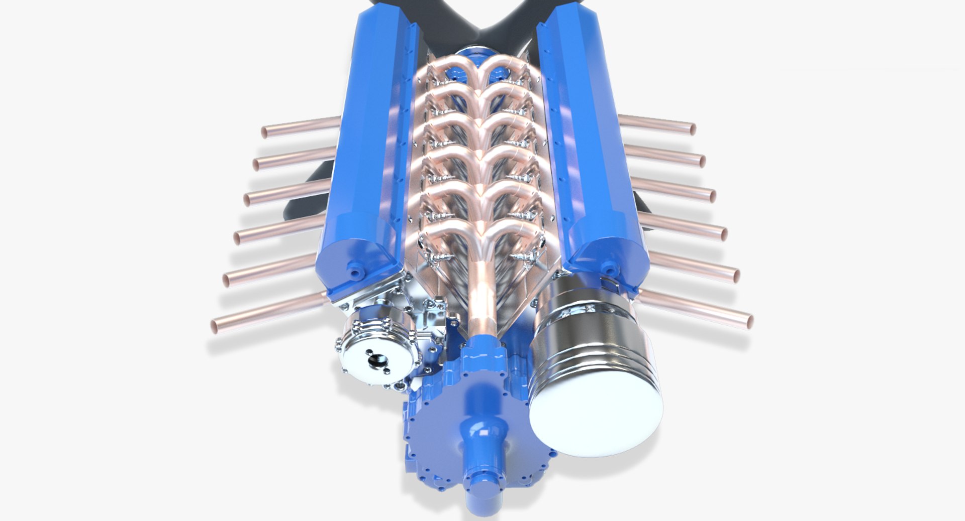 3D V12 Engine Model | 1143901 | TurboSquid