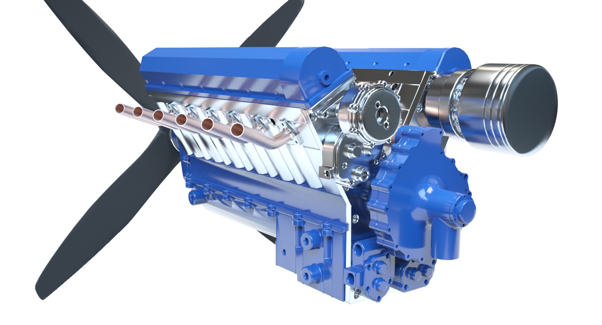 3D V12 Engine Model | 1143901 | TurboSquid