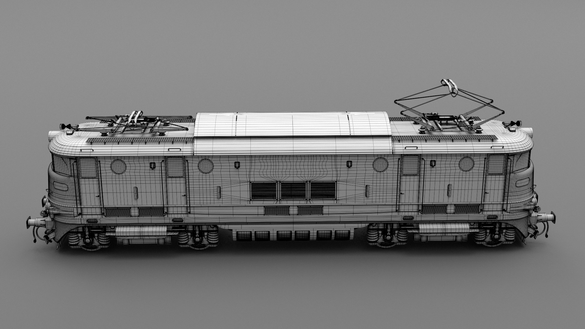3D Model Old Locomotive Train - TurboSquid 1579078