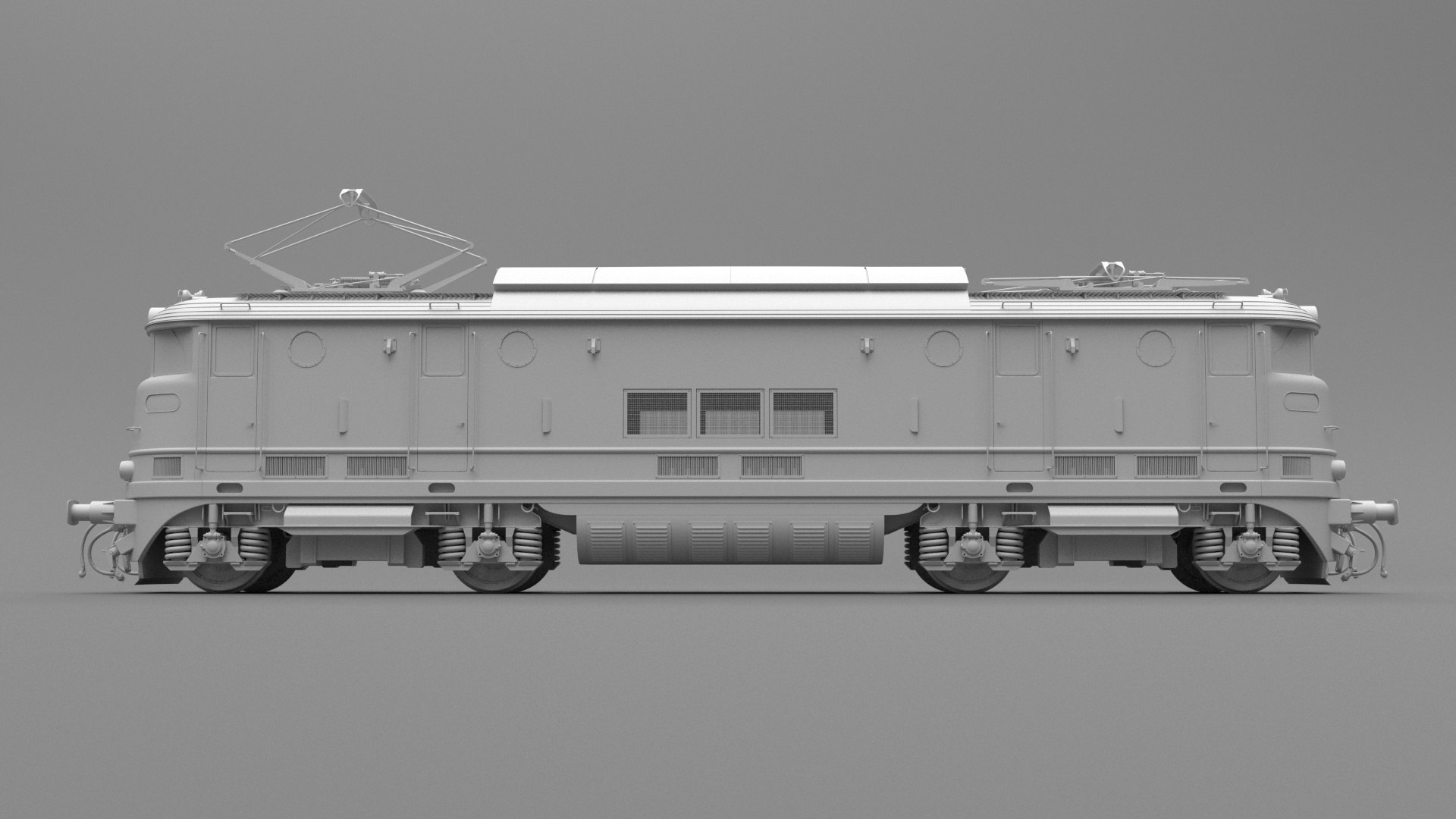 3D Model Old Locomotive Train - TurboSquid 1579078