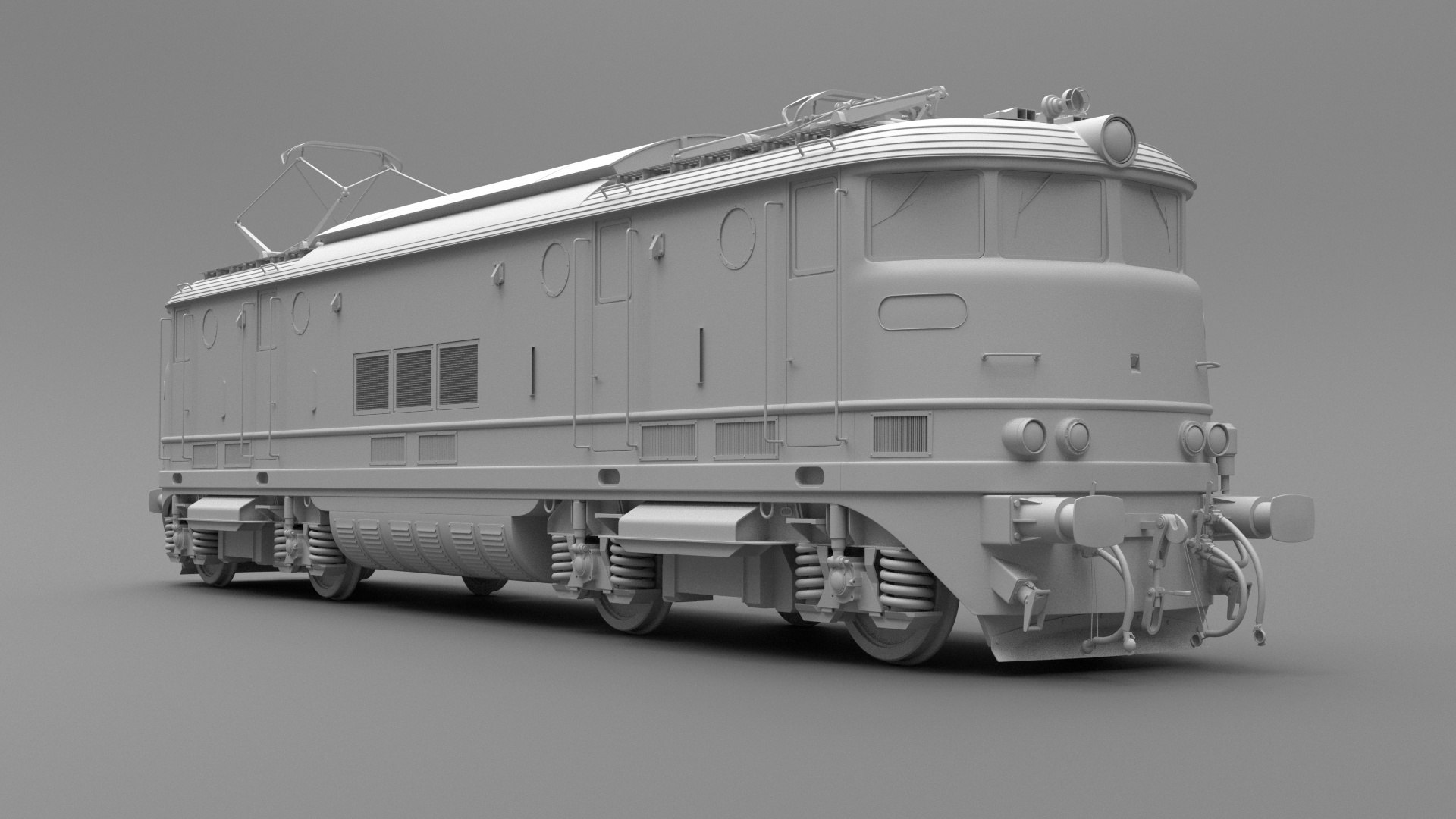 3D Model Old Locomotive Train - TurboSquid 1579078