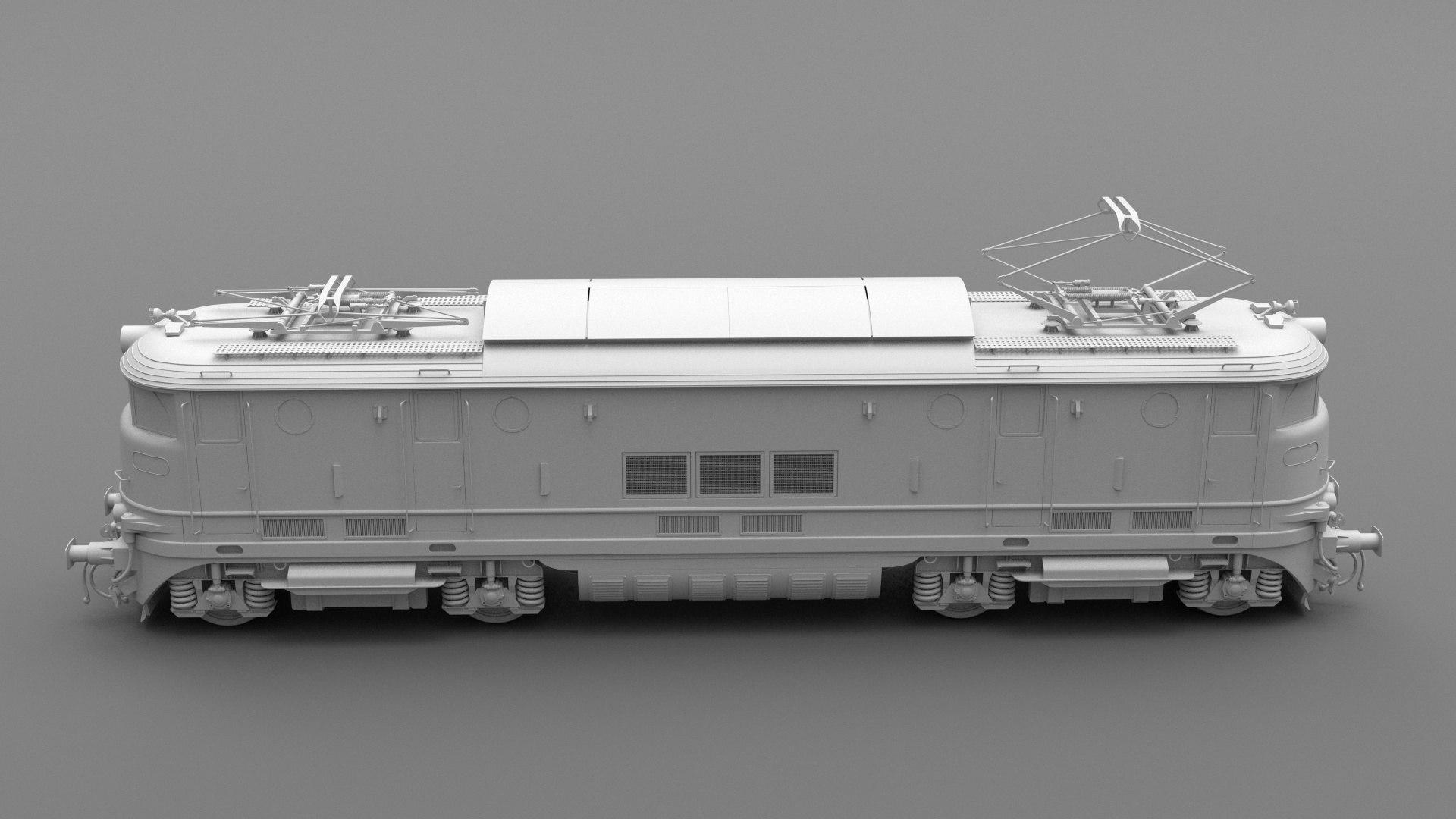 3D Model Old Locomotive Train - TurboSquid 1579078