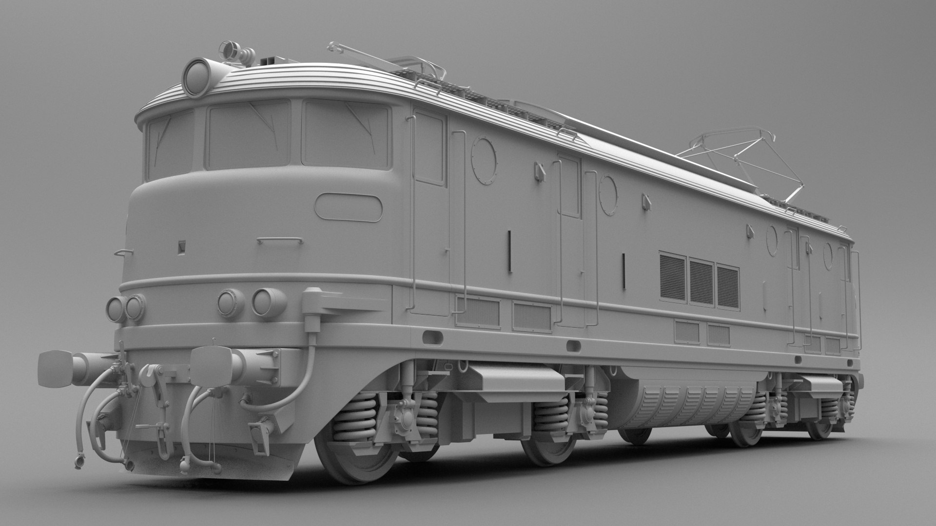 3D Model Old Locomotive Train - TurboSquid 1579078