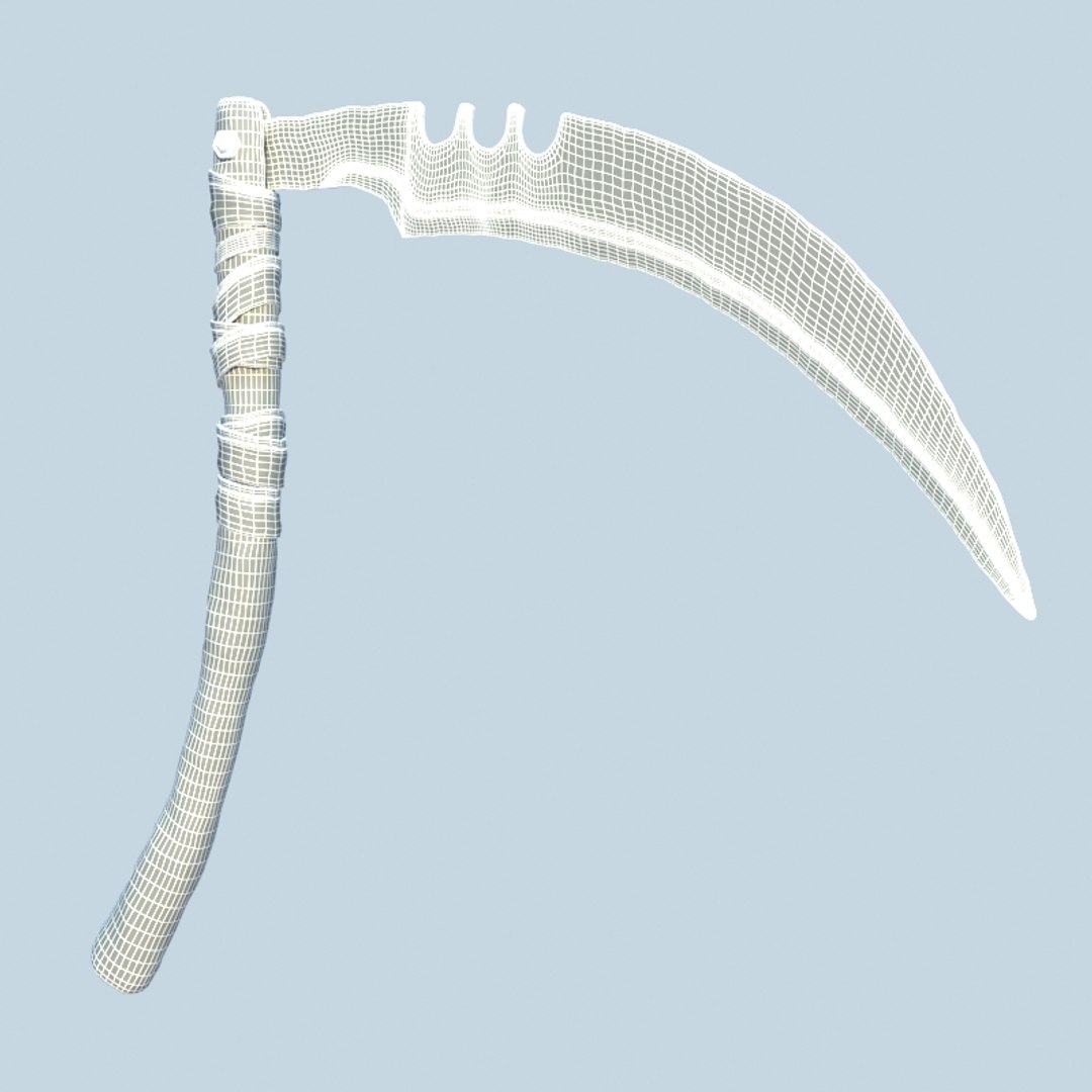 3ds Max Ancient Combat Scythe