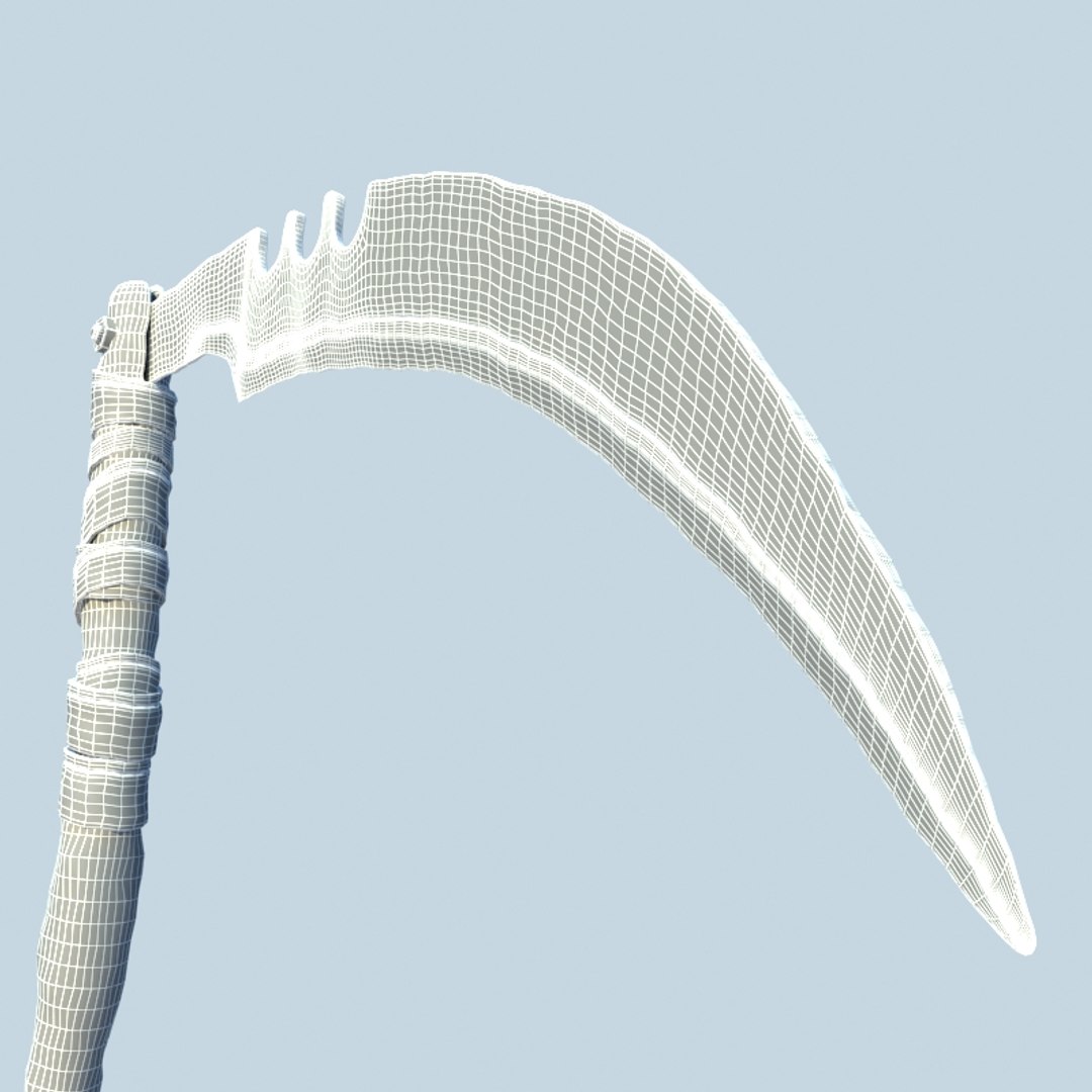 3ds Max Ancient Combat Scythe