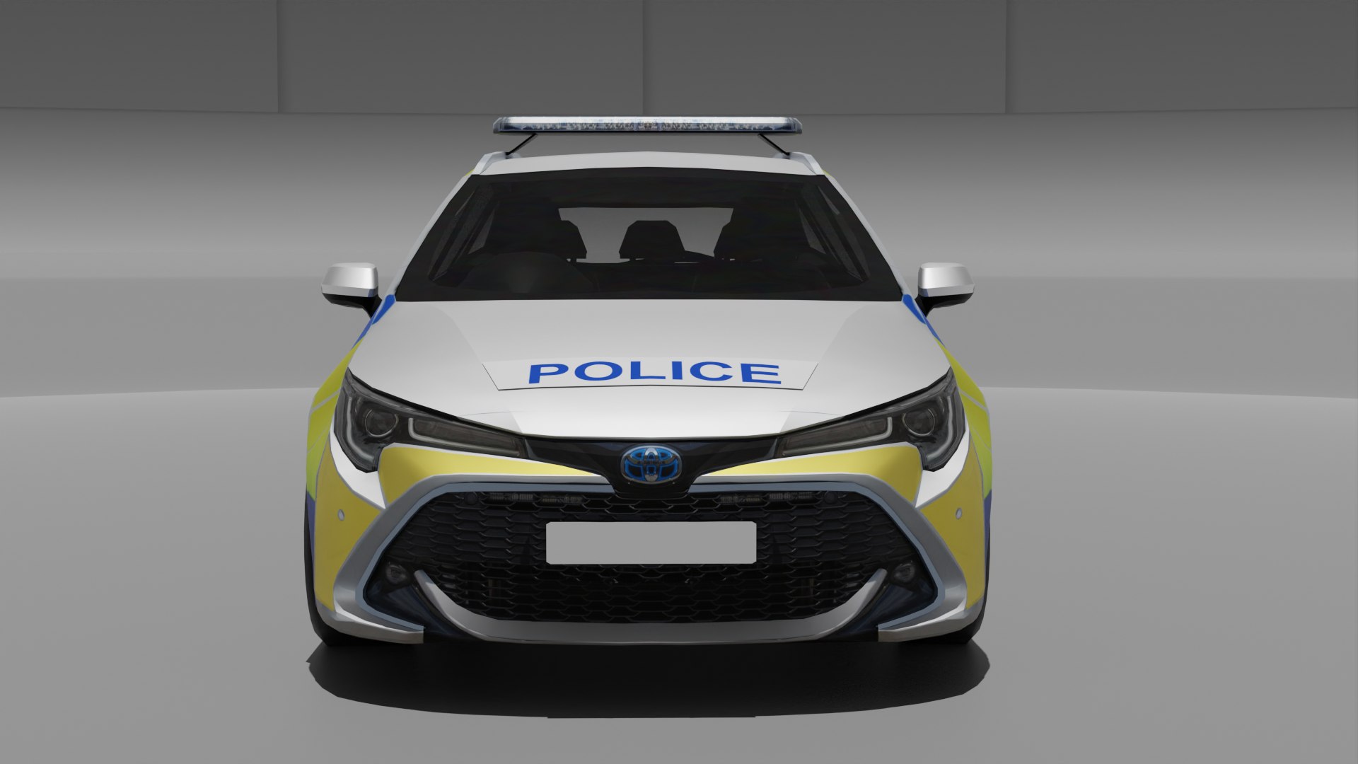 3D Model UK Police Toyota Corolla - TurboSquid 2113964