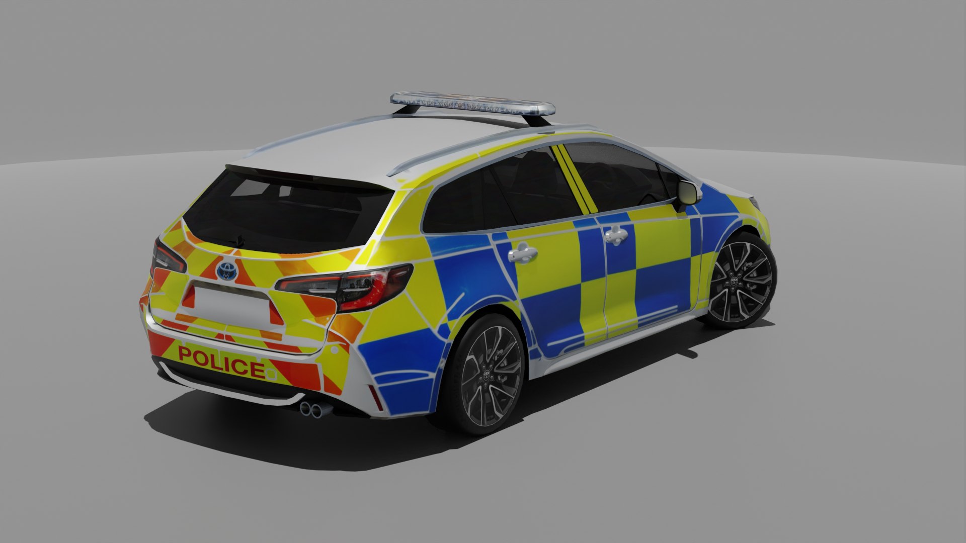 3D Model UK Police Toyota Corolla - TurboSquid 2113964