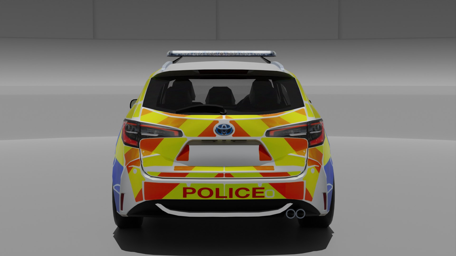 3D Model UK Police Toyota Corolla - TurboSquid 2113964